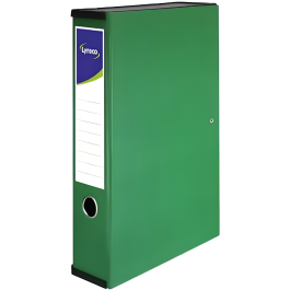 Lyreco Foolscap Box File Green | Cooksmill